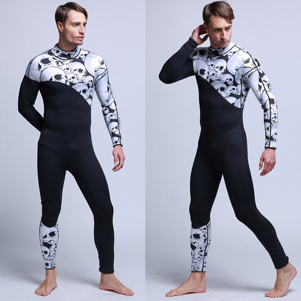 Men's Full Body Wetsuit 3mm Neoprene Full Bodysuit... – Vicedeal