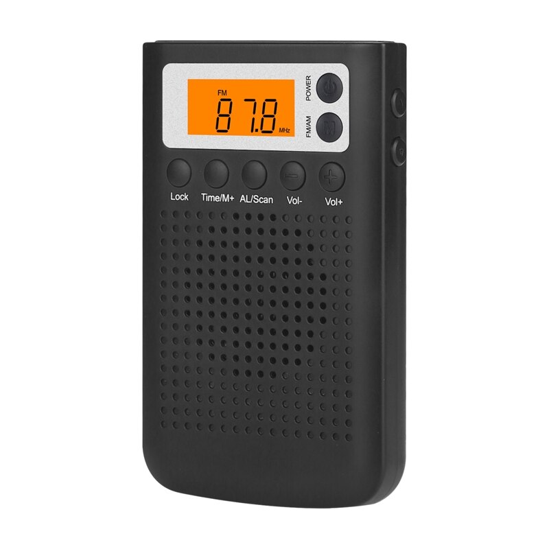 FM/AM Radio Digital Mini Portable Stereo Hearing R... – Grandado