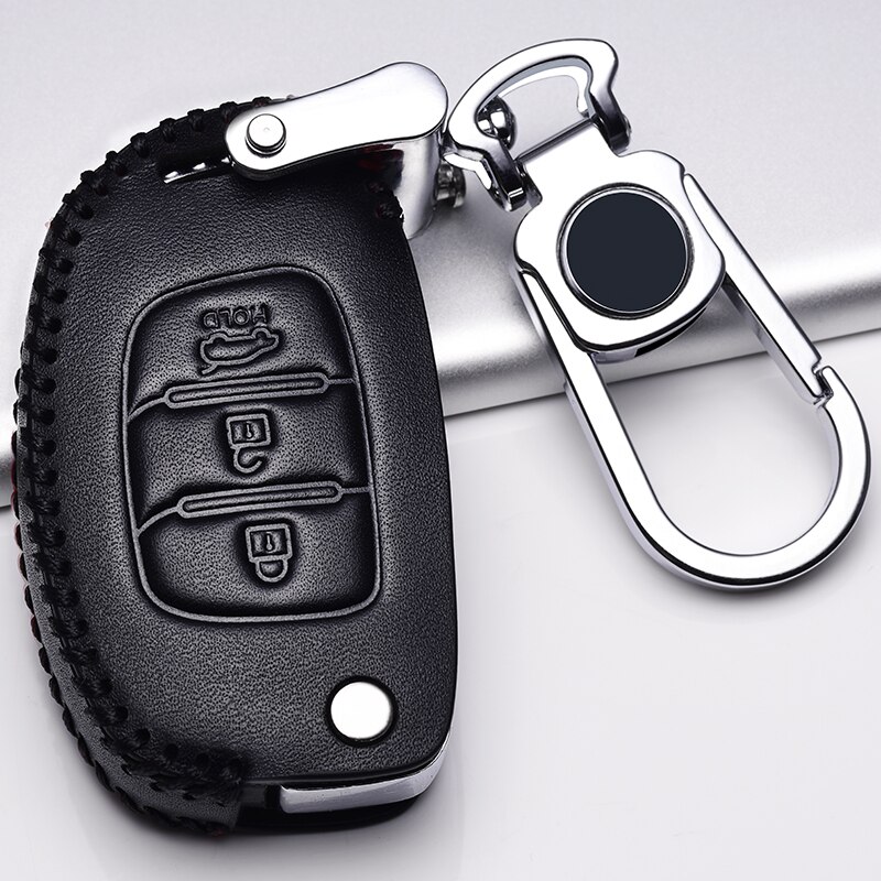 Leather Key cover Car Key Fob Case Set Keychain Fo... – Vicedeal