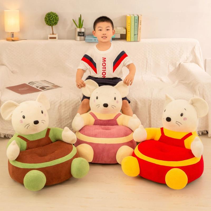 Infant Baby Seats Skin Soft Sofa Plush Kids Bean B... – Grandado