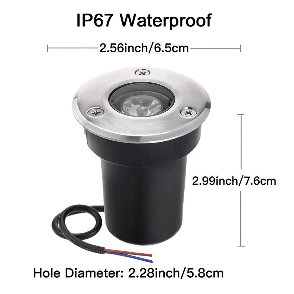 Landscape LED Pathway Lights 1W 12V-24V in Ground ... – Vicedeal