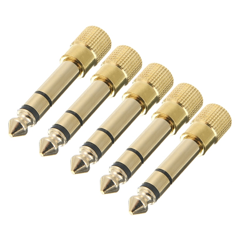 Mayitr 5pcs 6.3mm To 3.5mm Headphone Stereo Audio ... – Vicedeal