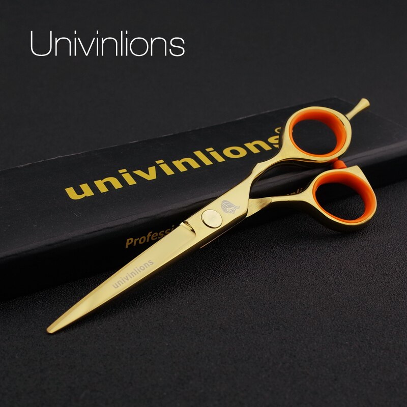 5.5 golden scissors hair scissors gold shears cabe... – Grandado