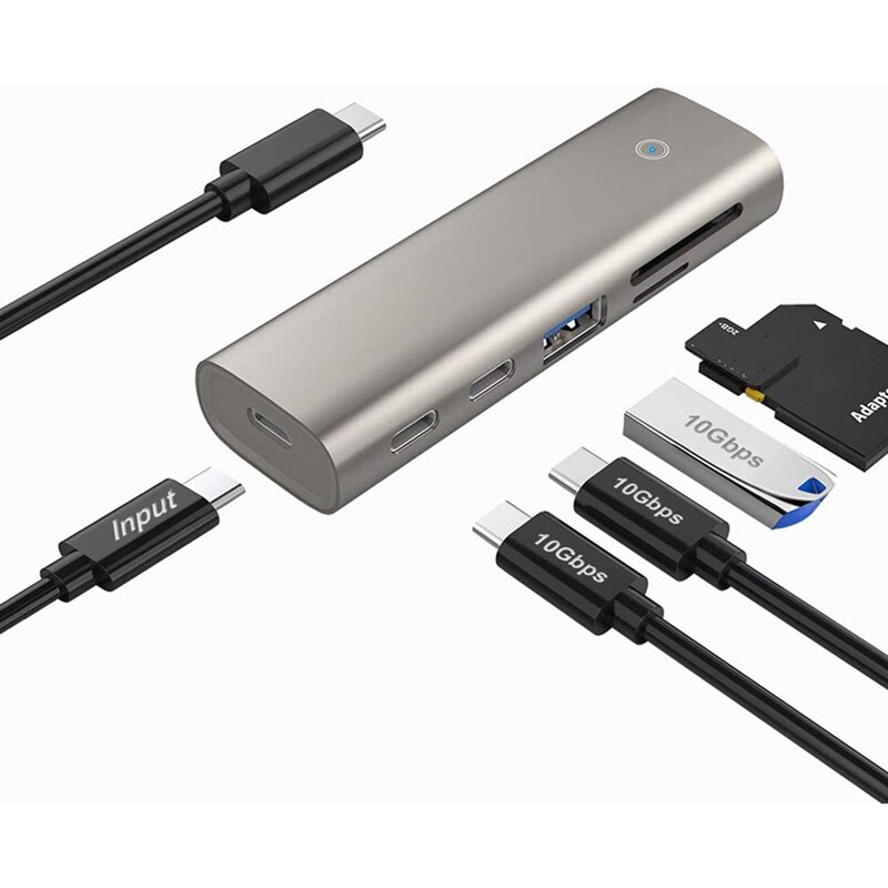USB 3.1 Gen 2 Hub, 10Gbps USB C Data Hub with 2 US... – Vicedeal