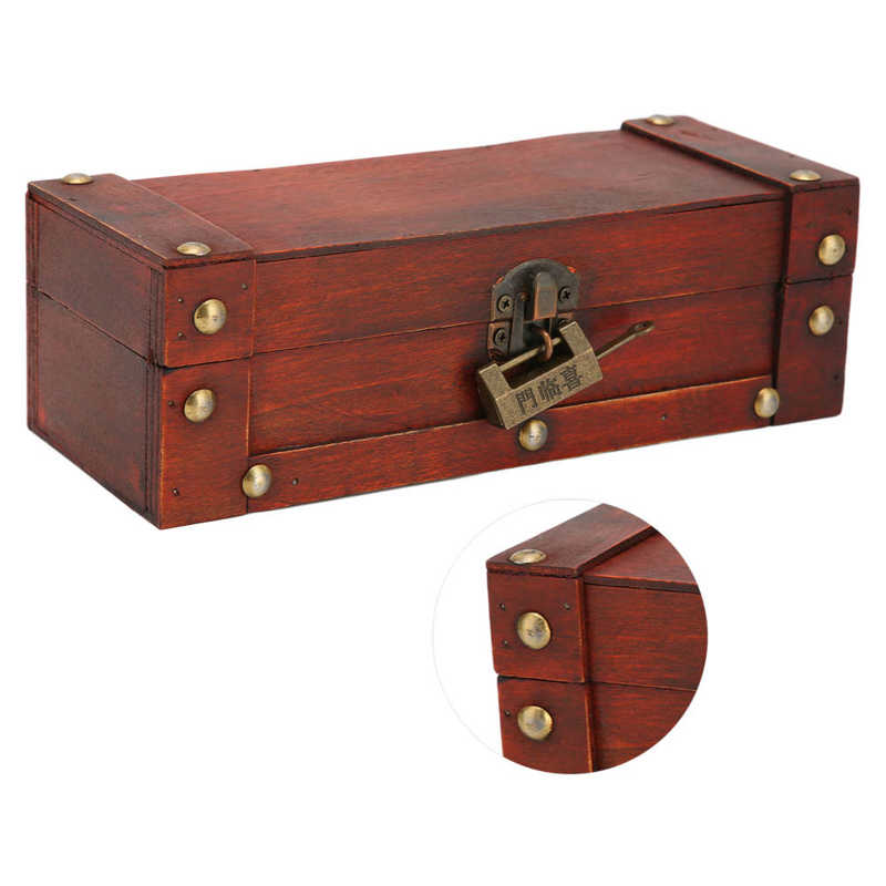 Wooden Storage Box Practical Photography Props Ret... – Grandado