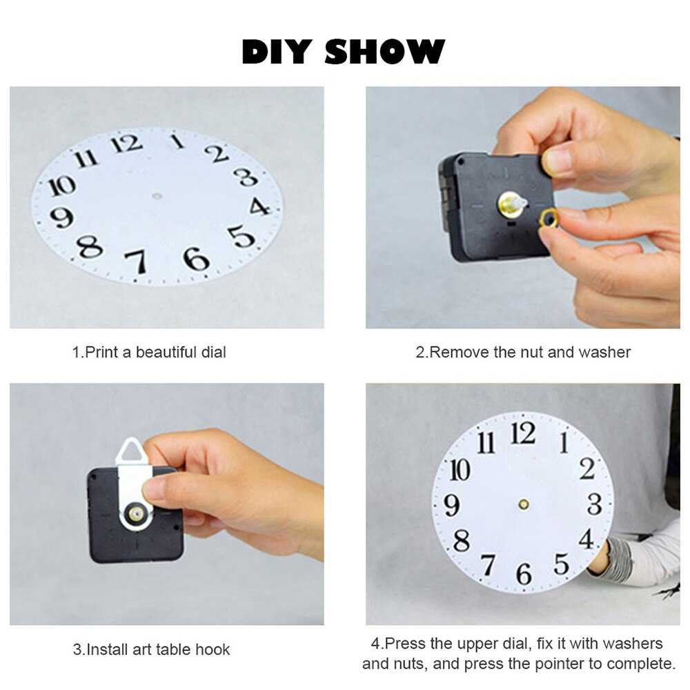 1 Set DIY Wall Clock Movement Accessories Clockwor... – Vicedeal