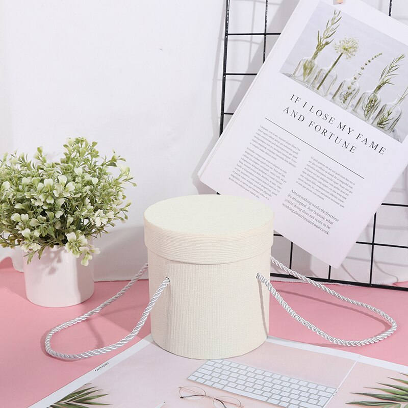 Cajas de papel redondas con forma de flor para gua... – Grandado