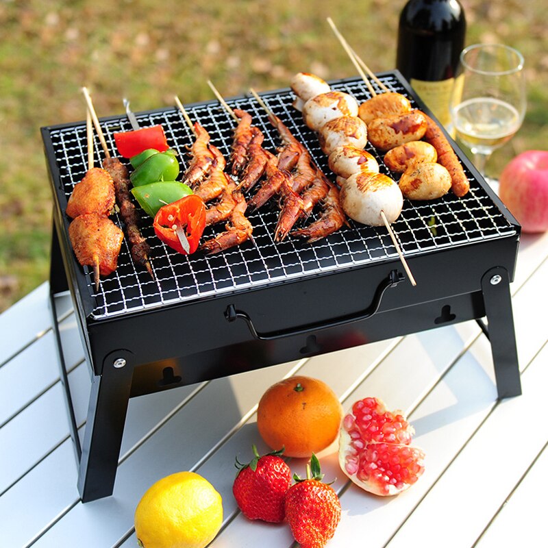Outdoor Grill BBQ Mini Barbecue Grill Stainless St... – Vicedeal