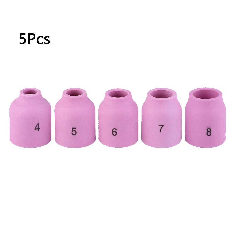 5Pcs Assorted Gas Lens Cups 53N58-53N61S 4#-8# TIG... – Vicedeal
