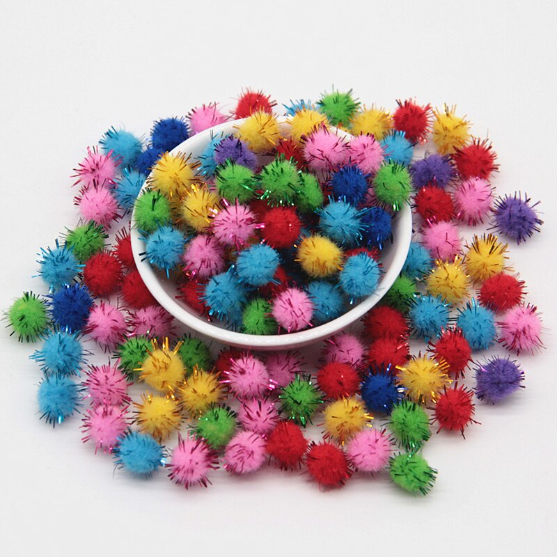 Pompom 10/15/20/25/30mm Mix Color Christmas Pom po... – Grandado