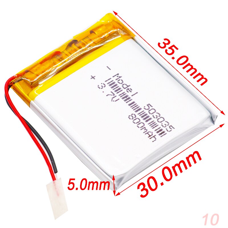 503035 3.7v 800mAh li-ion Lipo cells Lithium Li-Po... – Vicedeal