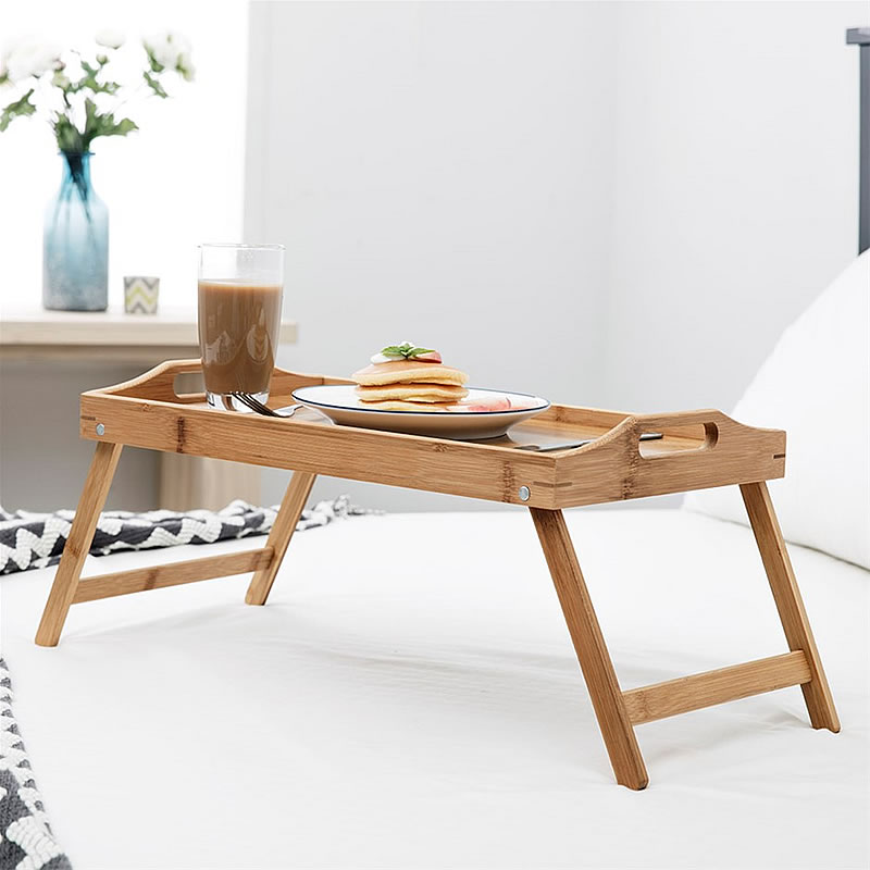 Bed Bamboo Tray Semi-Mechanical Bamboo Tray – Grandado