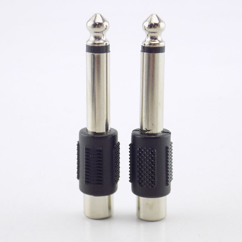 4 Stuks Rca/Av Vrouwelijke Jack Naar 6.35Mm Stekke... – Grandado