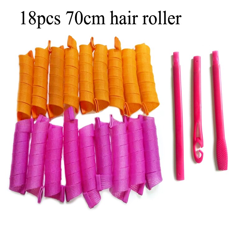 8 Different sizes 18pcs/set plastic hair rollers m... – Vicedeal