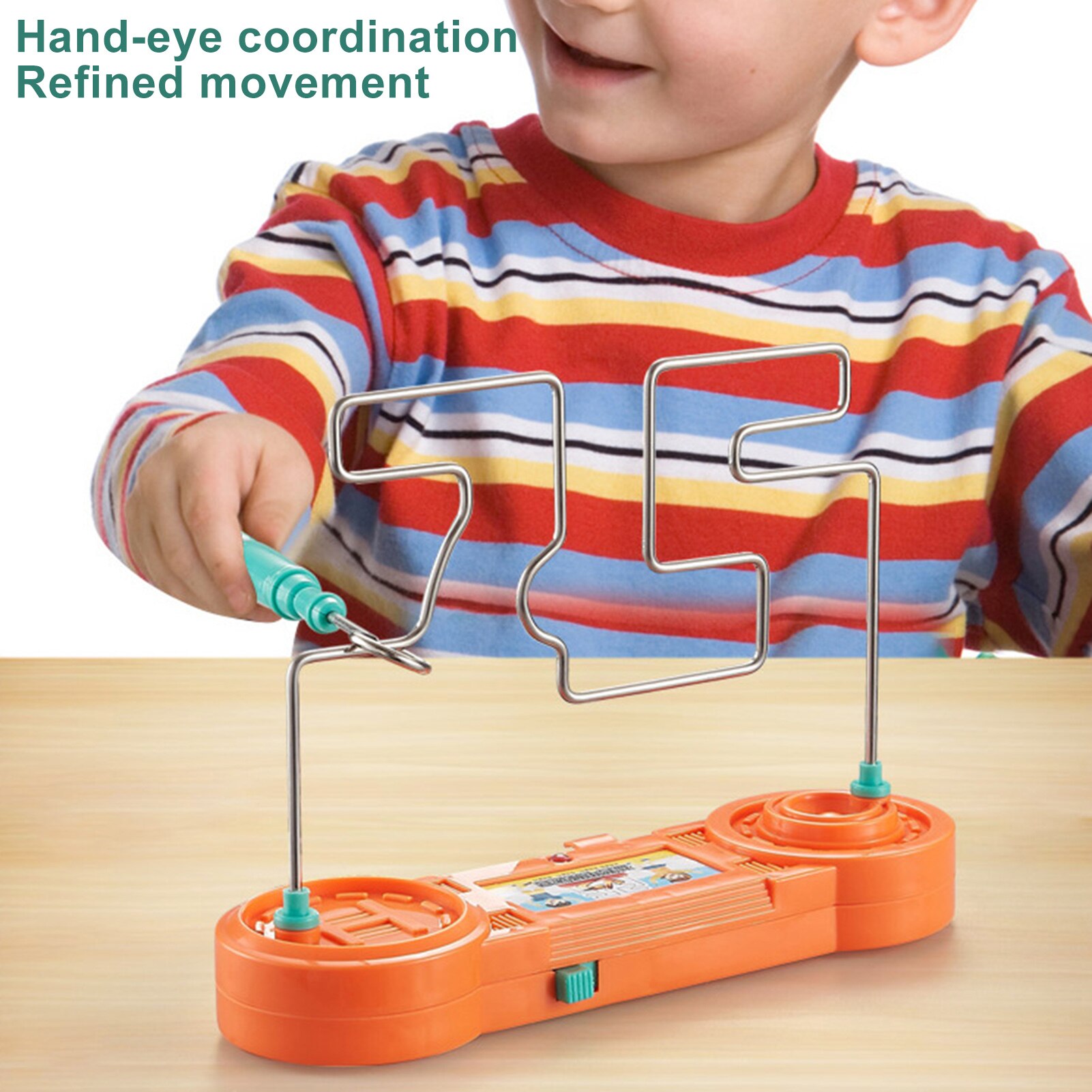 Electric dont buzz the wire game Bump Maze Toy Rel... – Vicedeal