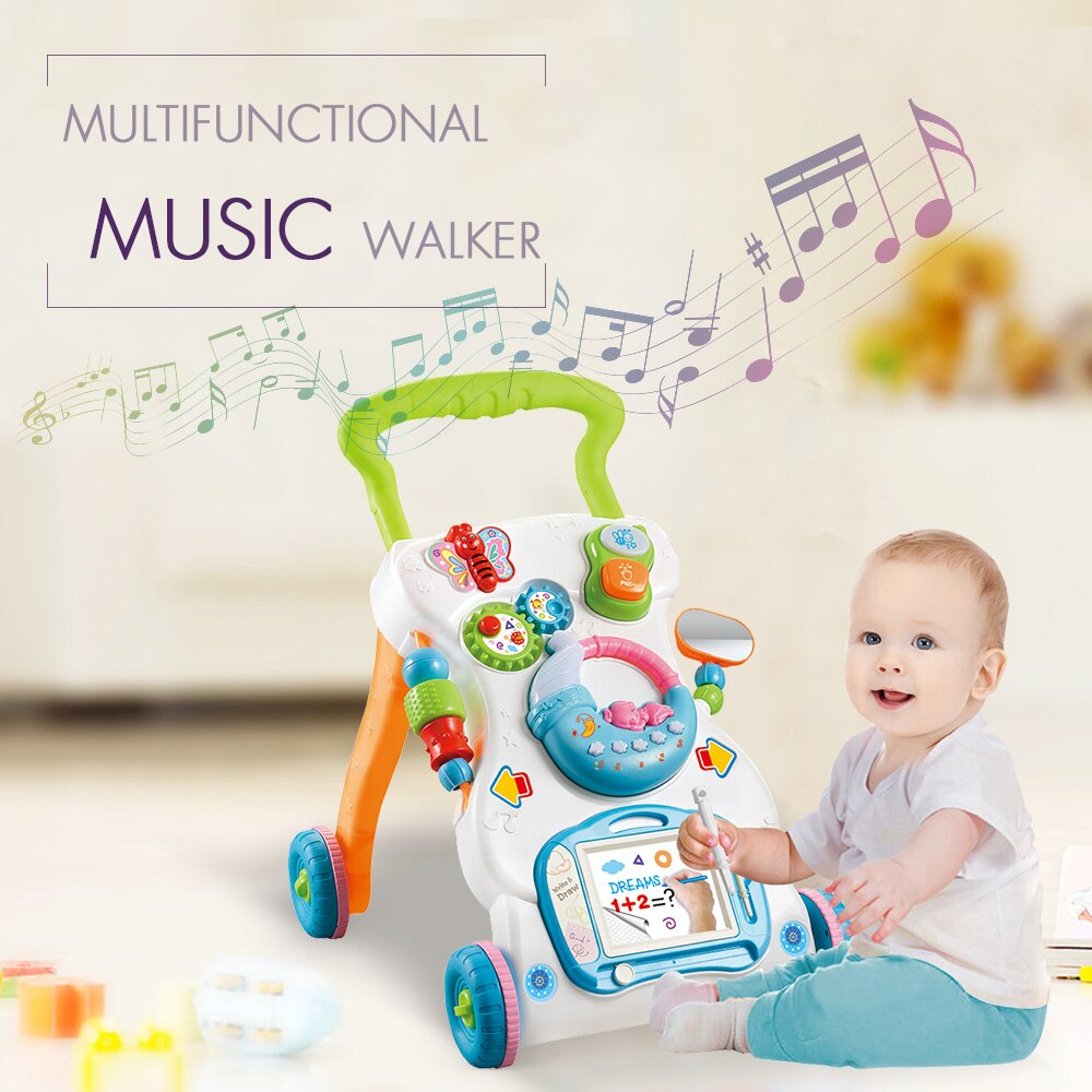 Baby Music Walker Multifunctional Toddler Trolley ... – Grandado