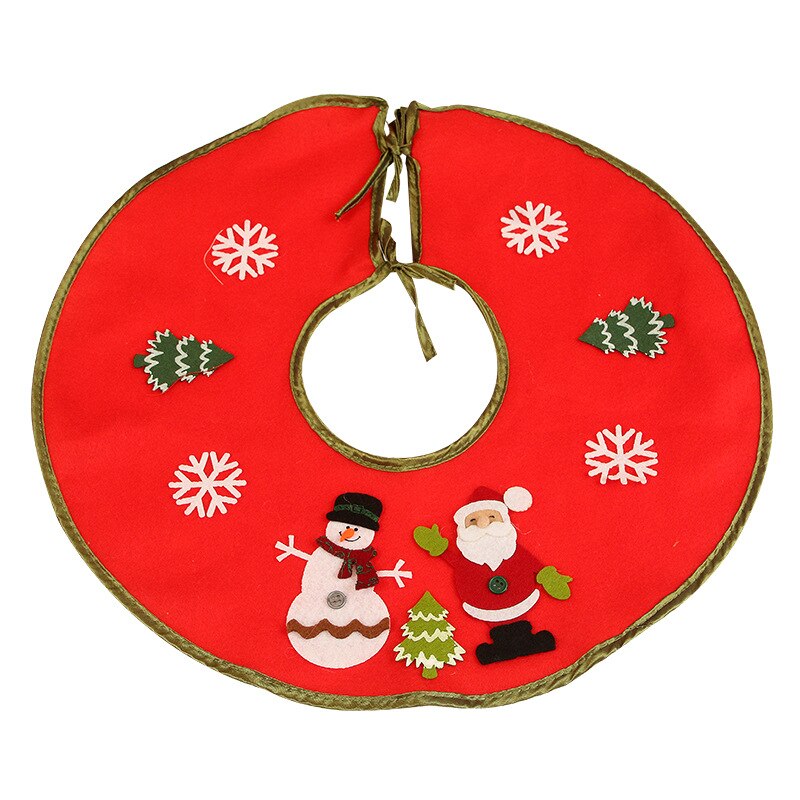 Kerstversiering Kerstboom Rok Kerst Rand Applique ... – Grandado