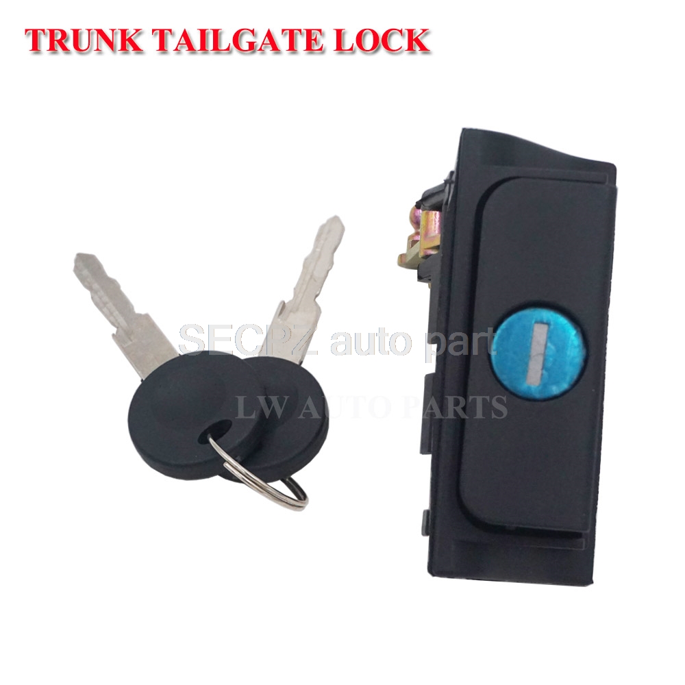 Rear Tailgate Trunk Boot Handle Lock 2 Keys For VW... – Grandado