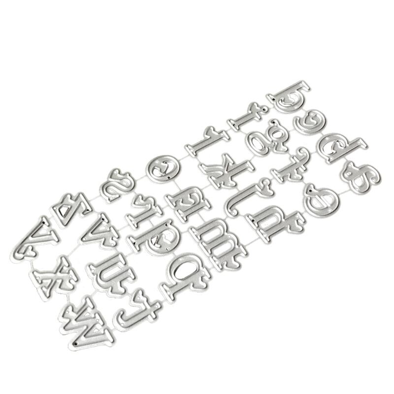 Alphabet Letter Metal Cutting Dies Stencil DIY Scr... – Grandado