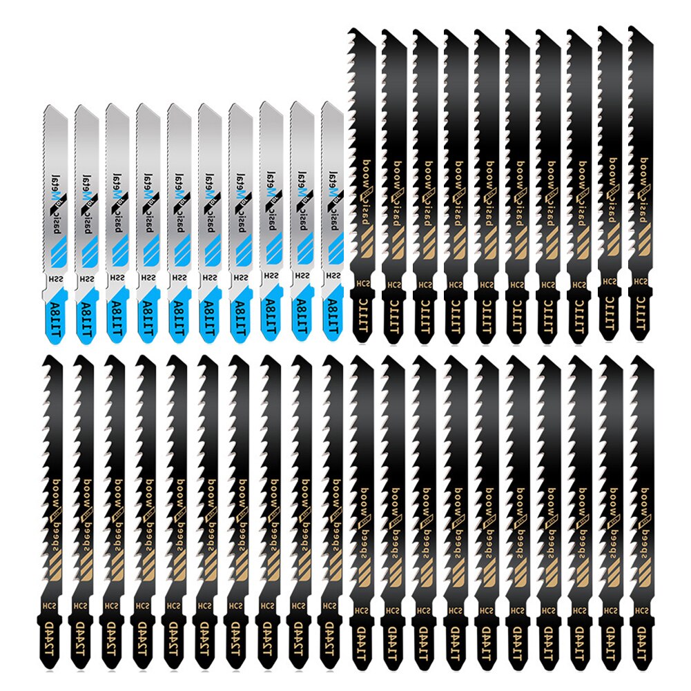 40PCS T144D/T244D/T118A/T111C Jig Saw Blades Wood ... – Grandado