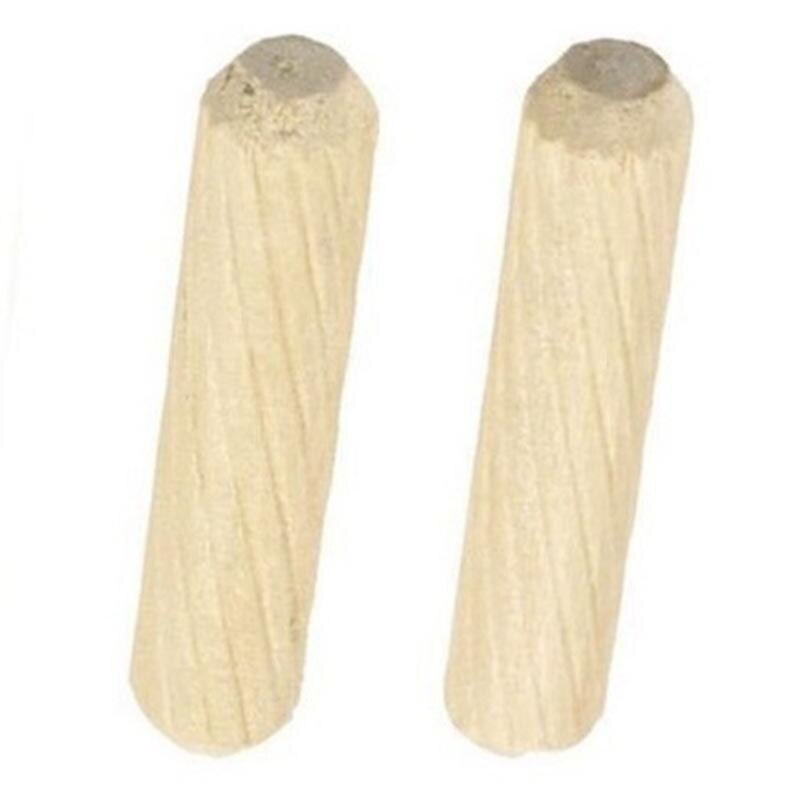 grooved wooden dowels Dowel Pins, 8 x 40 mm 200pcs – Grandado