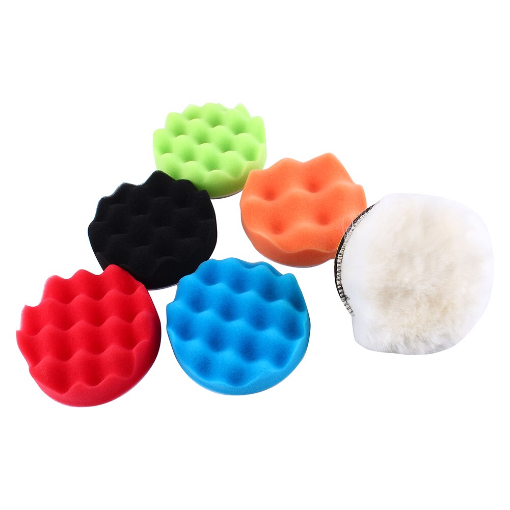 7 Stuks 4 Inch Buffing Pad Set Golf Spons Polijste... – Vicedeal