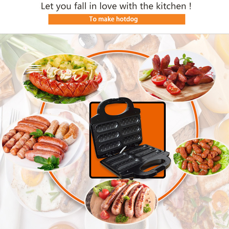 220V EU Electric Waffle Sausage Machine Crispy Fre... – Grandado