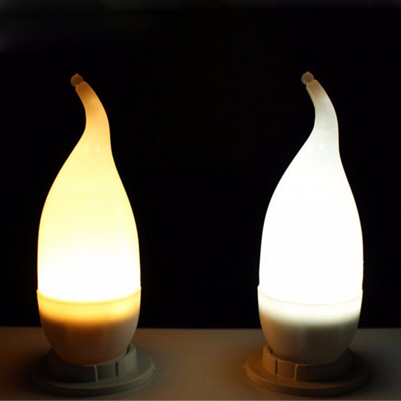 2x LED Candle Light Bulb 5W Tip Bubble Tail Crysta... – Vicedeal