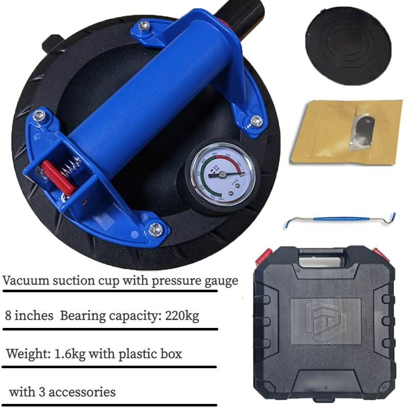 8 IN Vacuum Suction Cup 220kg Handheld Copper Hand... – Grandado