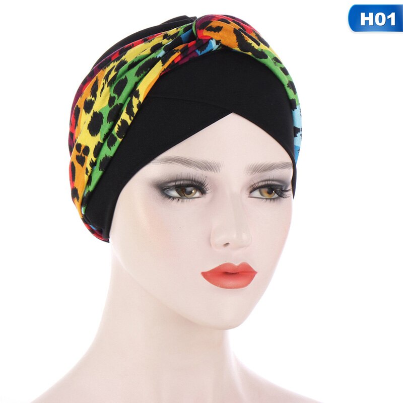 street style ladies turban hat printing hat turban... – Grandado
