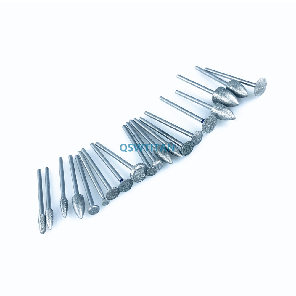 20pcs Dental Lab Diamond Burs Millers Tooth Drill ... – Vicedeal