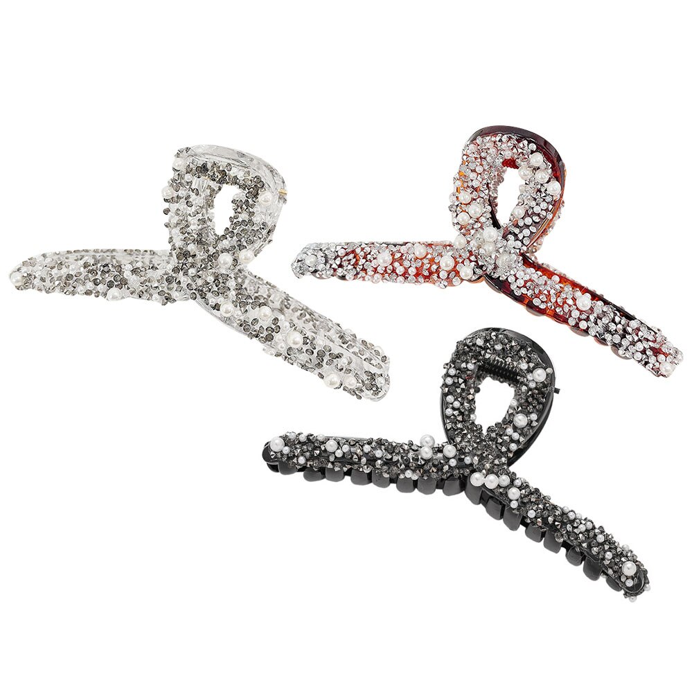3Pcs Hair Grab Clip Hair Claw Clamp Hair Claw Clip... – Grandado