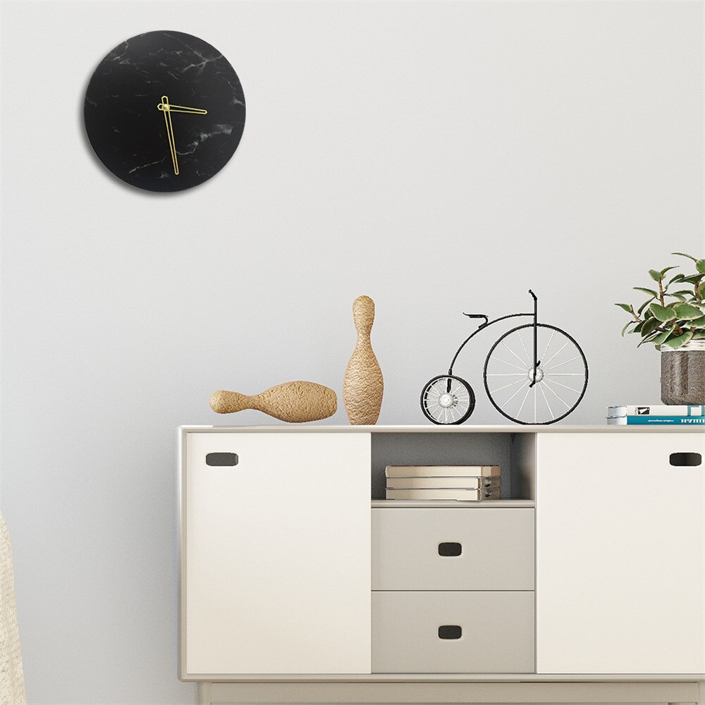 Brief Blue Moon Wall Clock Modern Home Decoration ... – Grandado