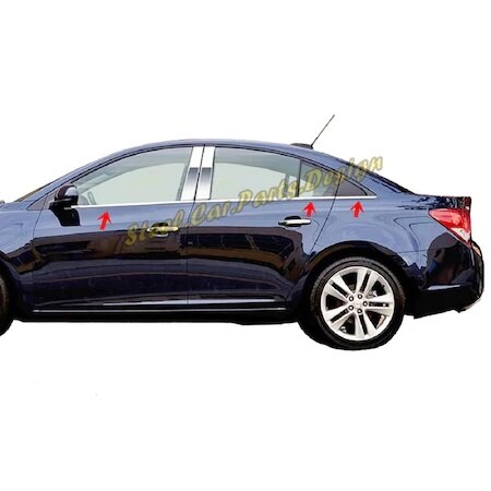 Chevrolet Cruze Sedan Chrome Window Frame Trim 6 P... – Grandado