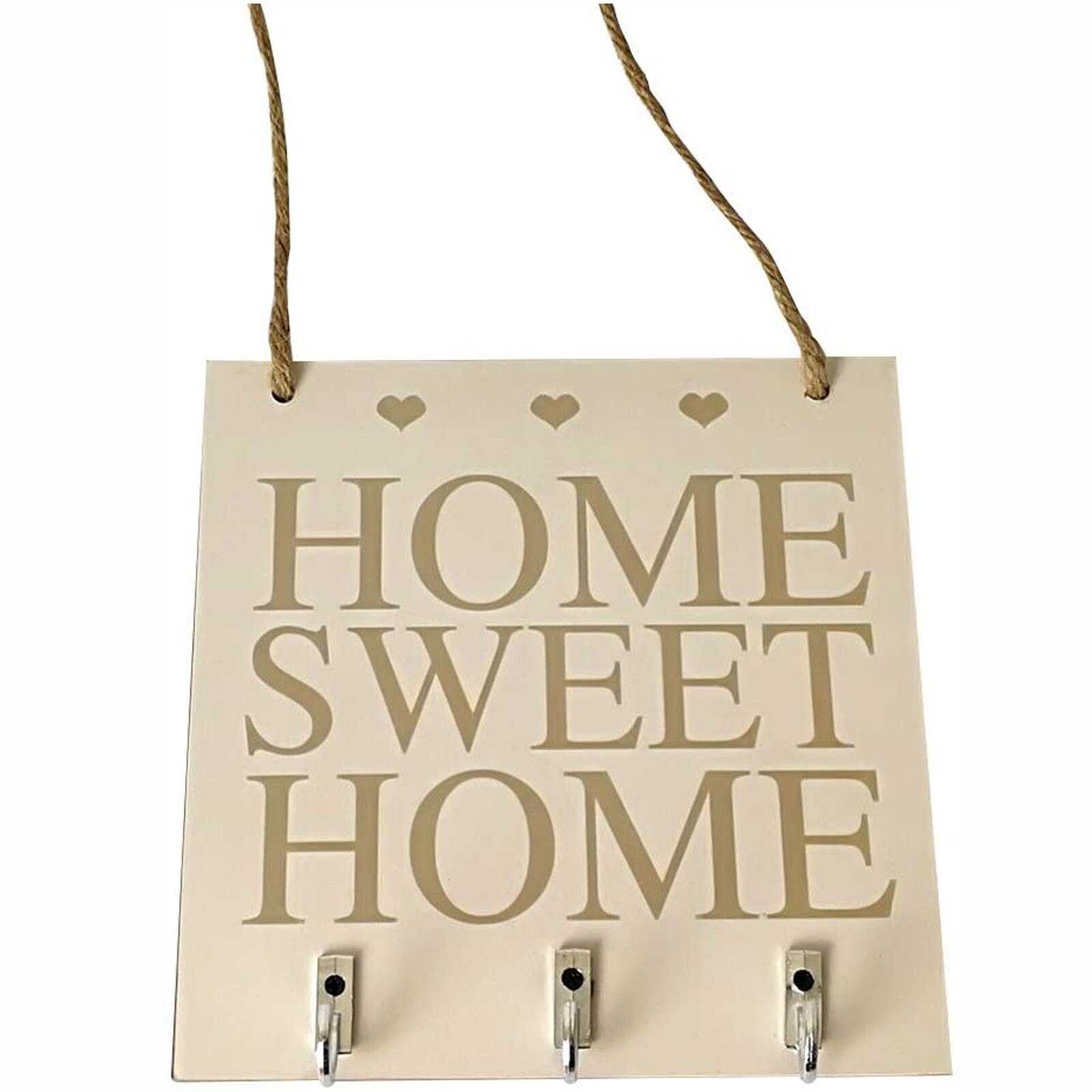 Wall Decoration Home Sweet Antique Wood White Hang... – Vicedeal