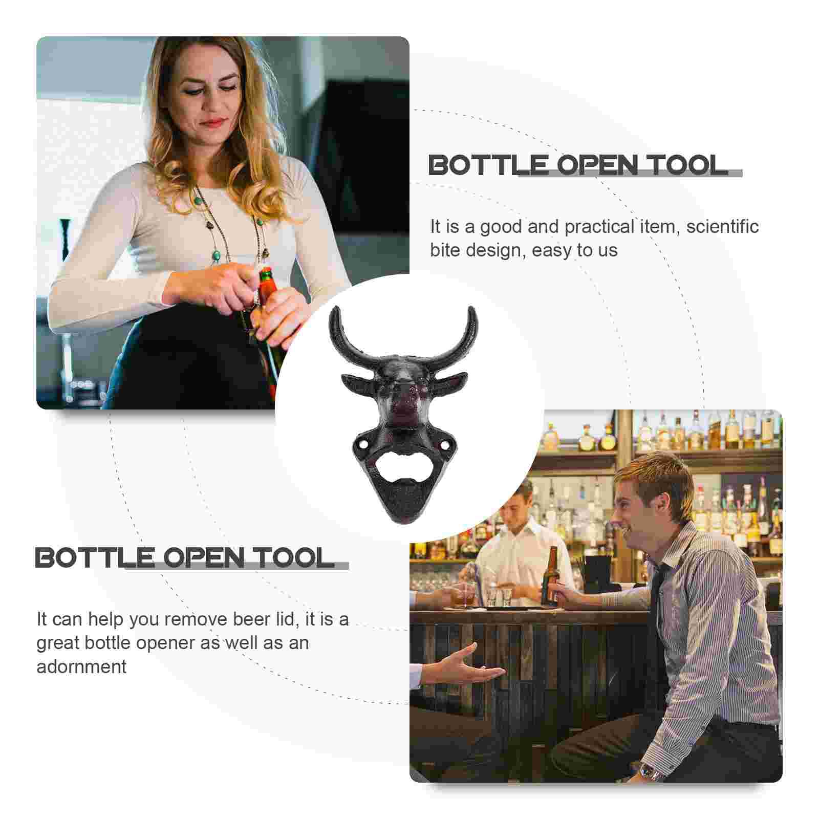 Animal Head Shape Bottle Opener Beer Opener Useful... – Vicedeal