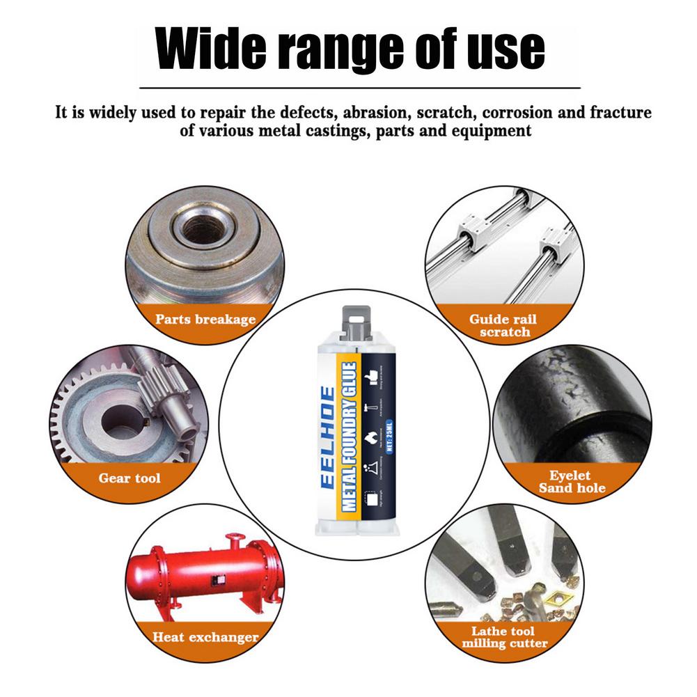 25/50ML Metal Foundry Glue Powerful Industrial Rep... – Grandado