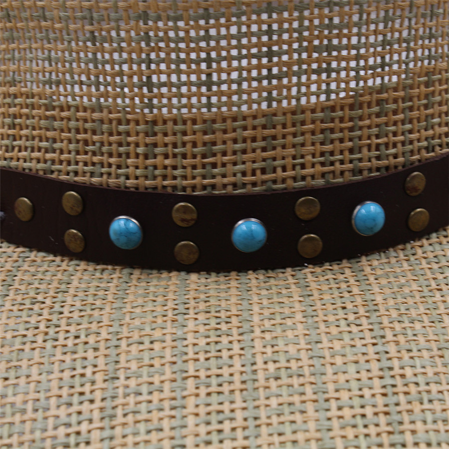 Mode Vrouwen Mannen Hollow Western Cowboy Hoed Gen... – Grandado