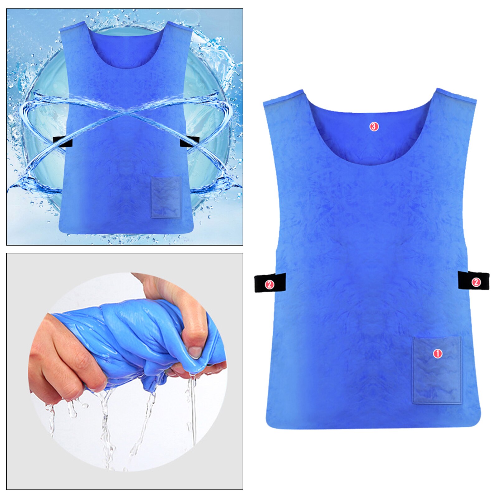 Unisex Summer Anti-heat Ice Cooling Vest Quick Coo... – Grandado