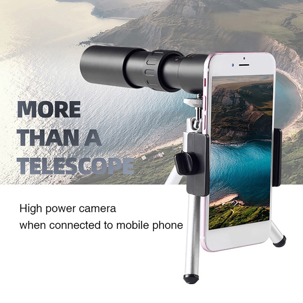 Télescope monoculaire extérieur 300x40mm, support de téléphone ... Télescope monoculaire extérieur 300x40mm, support de téléphone ...