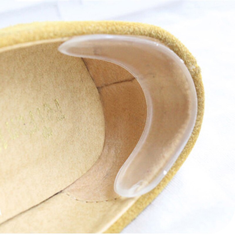 1Pair Woman Shoes Sticker Transparent Silicone Hig... – Grandado
