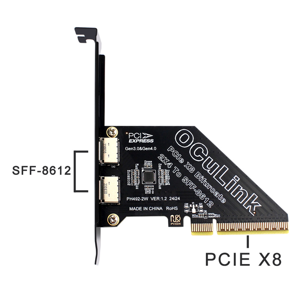 Pci express 4.0 to oculink-adapter pcie x16 x8 x4... – Vicedeal