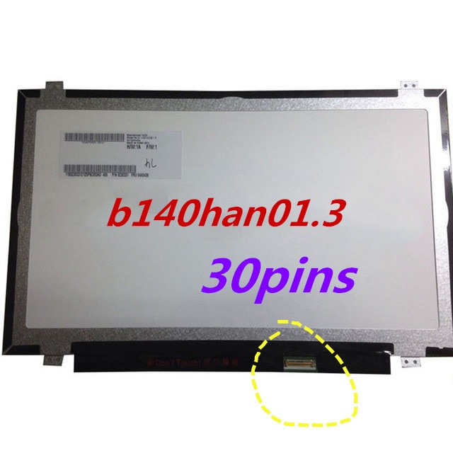 14"inch LED LCD screen 1920*1080 B140HAN01.3 30pin – Grandado