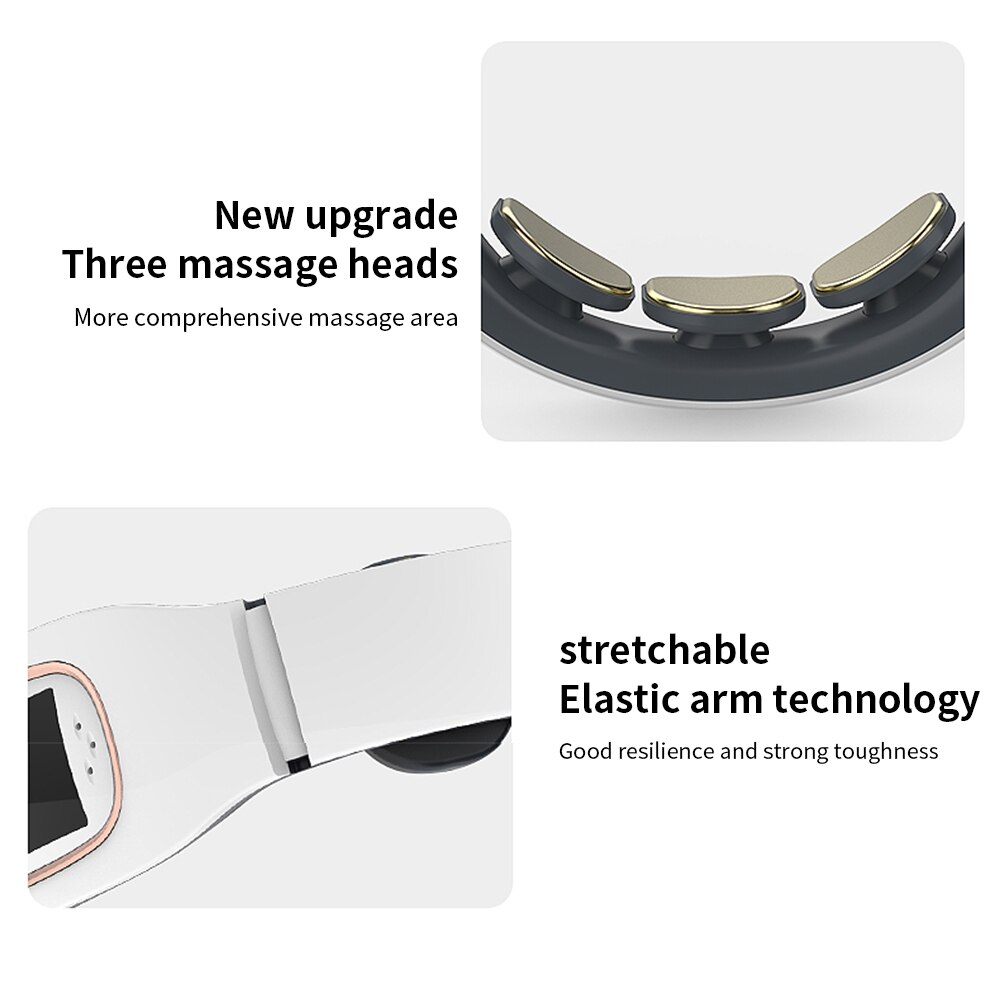 6 Heads/3 Heads Electric Pulse Neck Massager TENS ... – Vicedeal