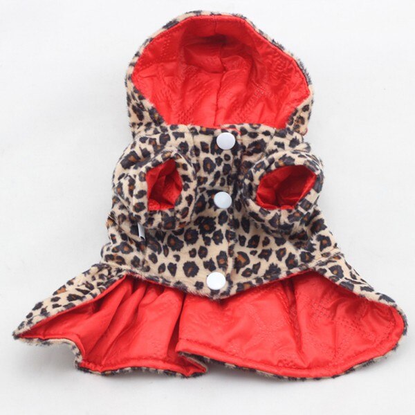 Winter Pets Dogs Clothes Leopard Pattern Tutu Dres... – Vicedeal