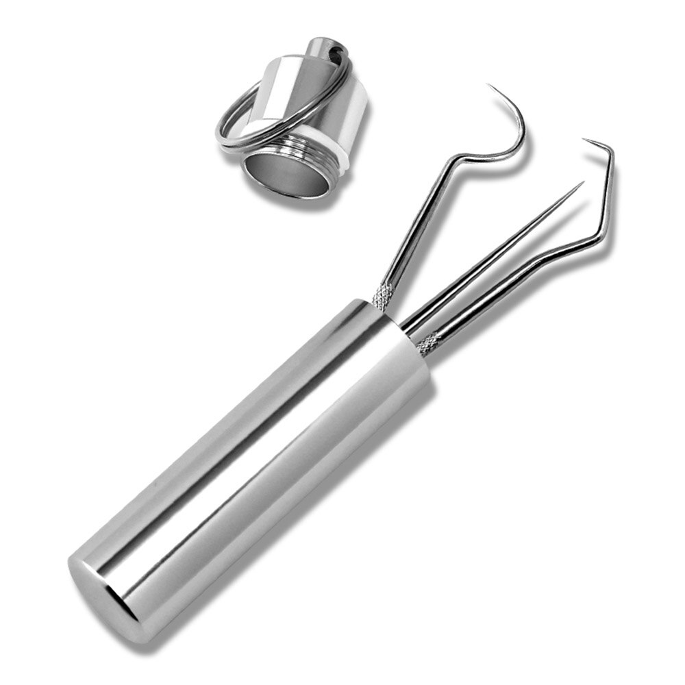 3 Types Portable Toothpicks Stainless Steel Tooth ... – Vicedeal