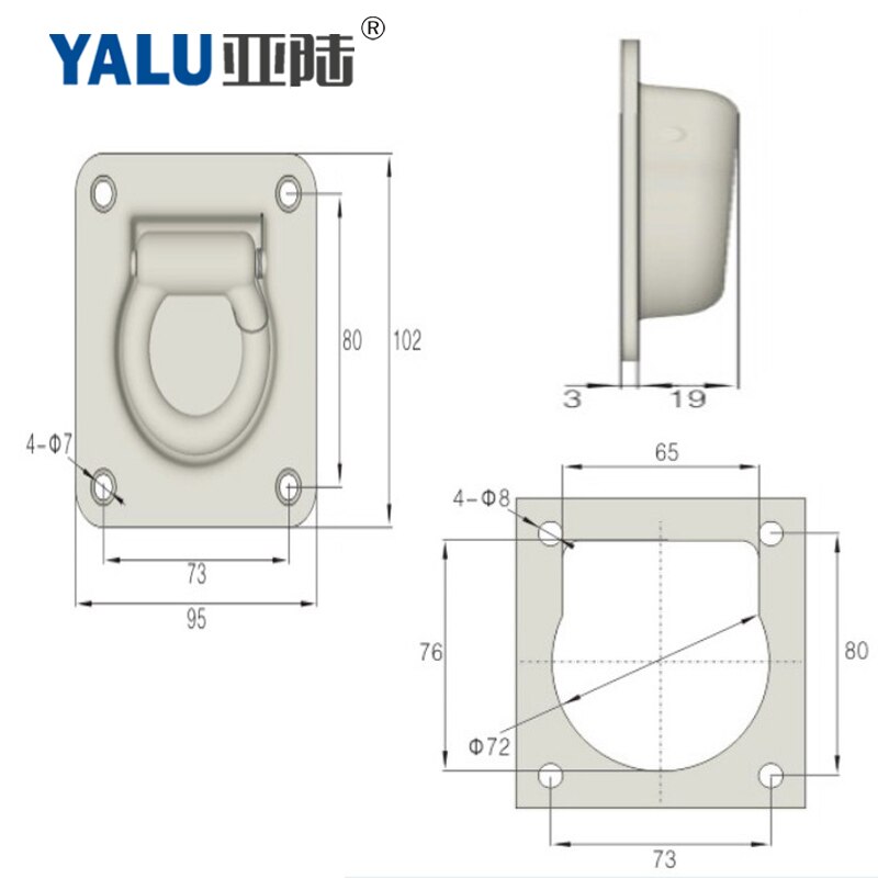 DK609 Haps Lock Container Car Horizontal Ring Carb... – Grandado