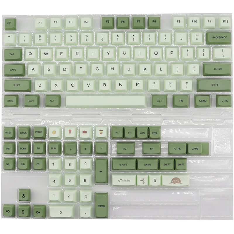 Matcha Sublimation PBT Keycaps Similar XDA Profil... – Vicedeal