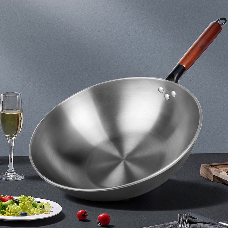 Chinese Wok Uncoated non-stick Wok Steak and Egg F... – Vicedeal