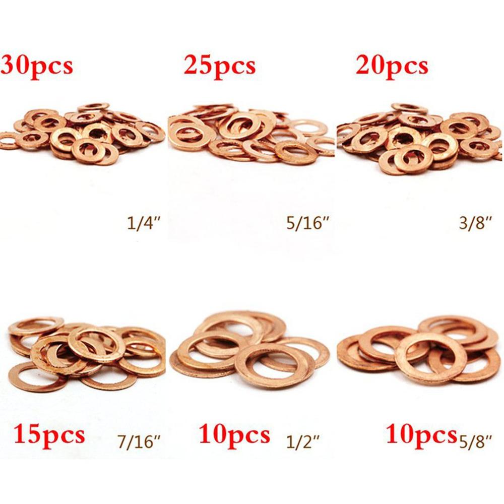 110pcs copper washer combination boxed copper wash... – Grandado
